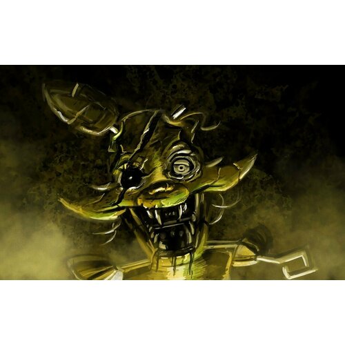 Плакат, постер на бумаге Five Nights at Freddys/Пять ночей у Фредди. Размер 42 на 60 см