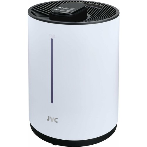 Увлажнитель воздуха ультразвуковой JVC JH-HDS50 white с сенсорным управлением, 3 уровня подачи пара, УФ-лампа, ночник 7 цветов, пульт ДУ, 25 Вт