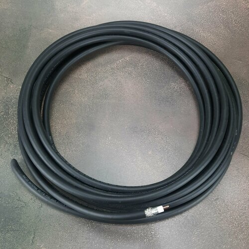 Коаксиальный ВЧ кабель Racio Antenna 8D-FB CCA PVC MIL-C-17D, 50 Ом, черный, 30 метров