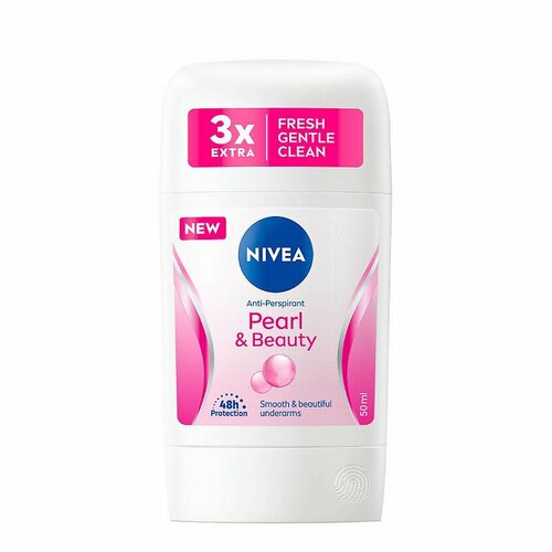 Nivea Антиперспирант-стик Жемчужная красота, 50 мл, 15 шт.