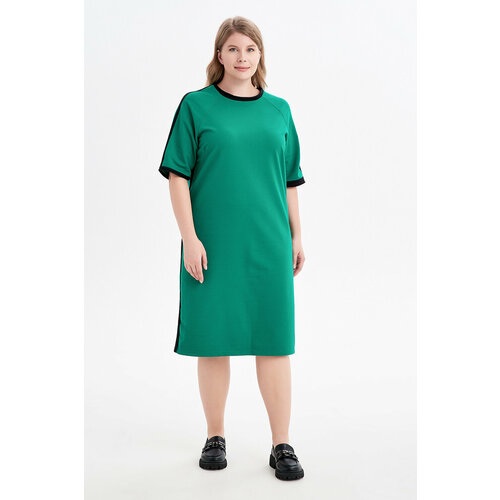 Платье Olsi, размер 54, зеленый