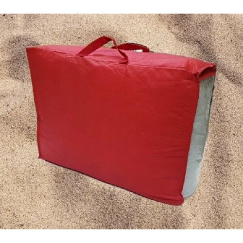 1504-2 Кофр для хранения вещей, чехол для подушек, одеял спанбонд+ПВХ 59*42*17см Красный