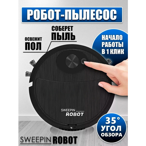 Робот -пылесос Sweepin Robot черный