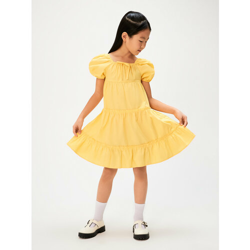 Платье Acoola, размер 152, желтый