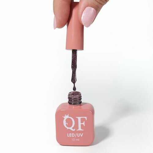 Queen fair Гель лак для ногтей «NUDE COLOR GLOW», 3-х фазный, 10 мл, LED/UV, цвет (28)