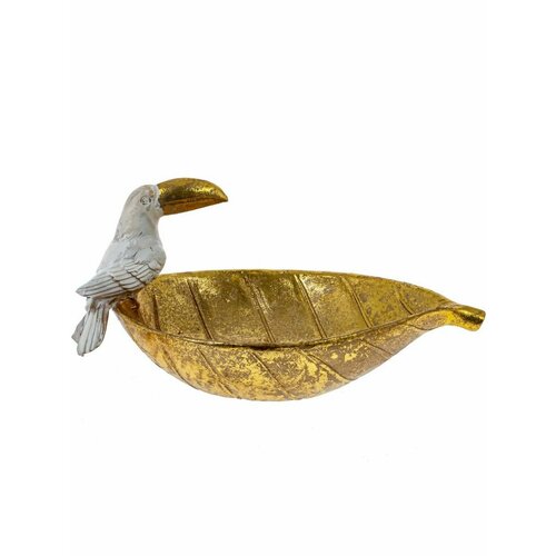 Чаша декоративная Casaentera CE02-796464 золото/белый 210х130х110h