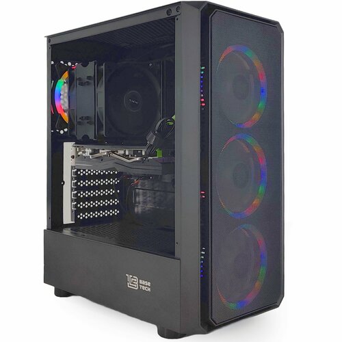 Игровой PC юкомс i7 11700KF, RX 570 8GB, HDD 1TB, SSD 120GB, 32GB DDR4, БП 450W, win 10 pro, Black game case