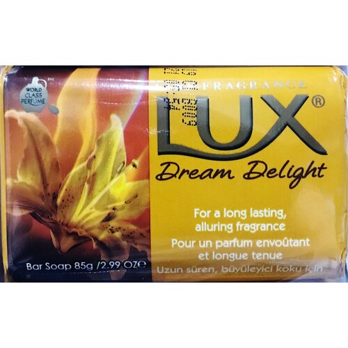 Lux DREAM DELIGHT Bar Soap (Люкс мечтательное наслаждение мыло туалетное кусковое), 85 г.