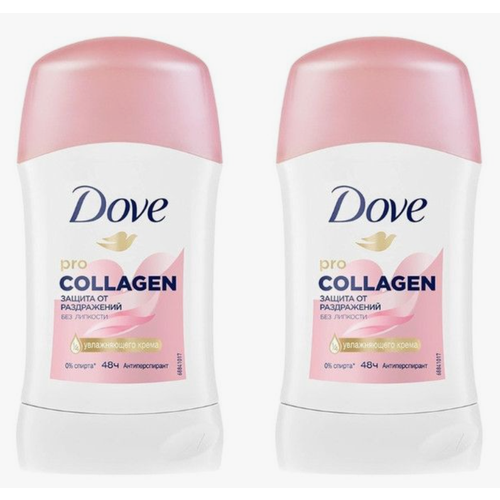 Дезодорант-антиперспирант стик Dove Pro-Collagen, 40 мл, 2 шт