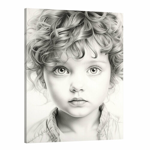 Интерьерная картина 50х70 "Рисунки детей"