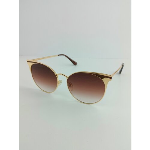 Солнцезащитные очки  11200-C2, золотой, коричневый