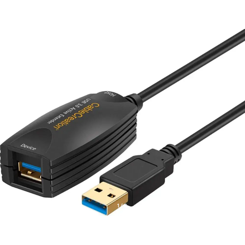 Кабель-удлинитель USB 3,0, 5 м, с усилителем сигнала, совместимый с Oculus Quest Link, Xbox, PS4