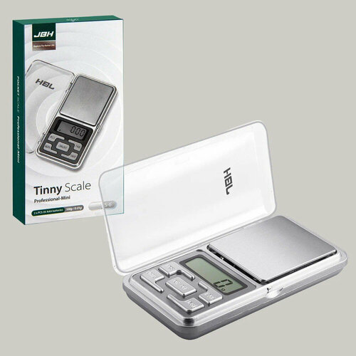 Электронные профессиональные карманные весы JBH Tinny Scale S-6, max 100 г./Точность 0,01 г.