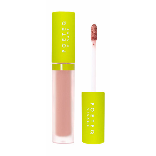 POETEQ Помада для губ жидкая Liquid Lipstick Matte Effect, 7 г, 83 какао-крем