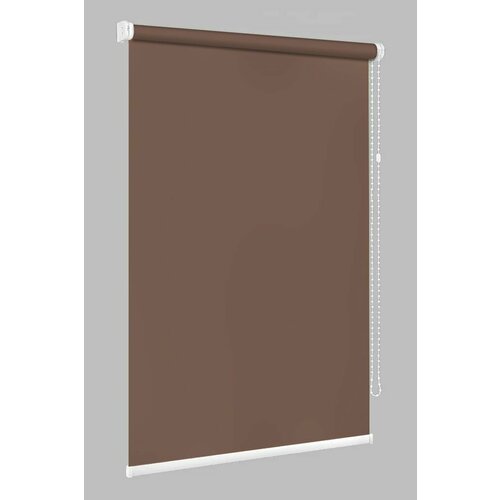 Рулонные шторы Люкс шоколад 100х155 см