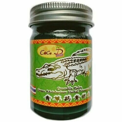 Тайский зеленый бальзам Крокодил Coco D Crocodile Green Balm 100g