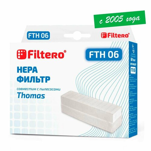Filtero HEPA-фильтр FTH 06, белый, 1 шт.