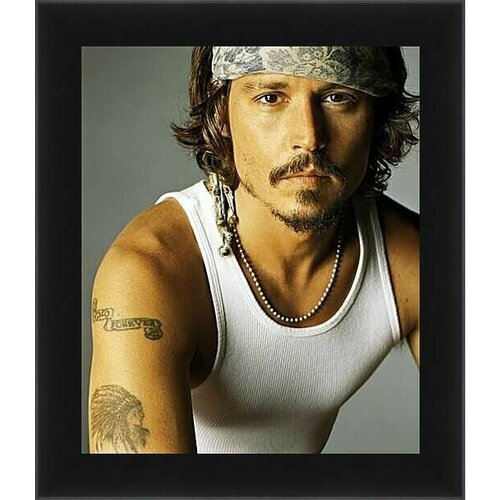 Плакат, постер на бумаге Johnny Depp-Джонни Депп. Размер 60 х 84 см
