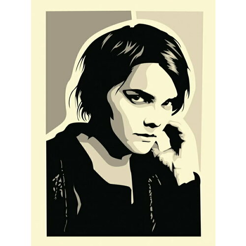 Плакат, постер на бумаге My Chemical Romance-Gerard Way/Джерард Уэй/музыкальные/поп исполнитель/артист/поп-звезда/группа. Размер 21 х 30 см