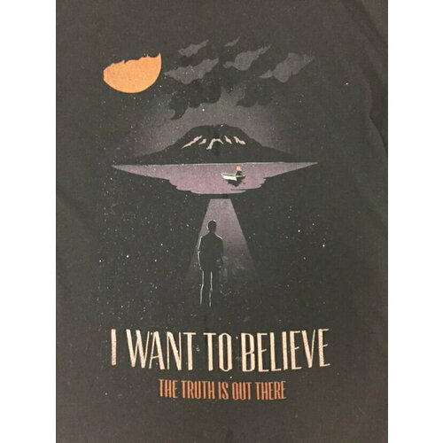 Плакат, постер на холсте I Want to Believe: The truth is out there/Я хочу верить/искусство/арт/абстракция/творчество. Размер 42 х 60 см