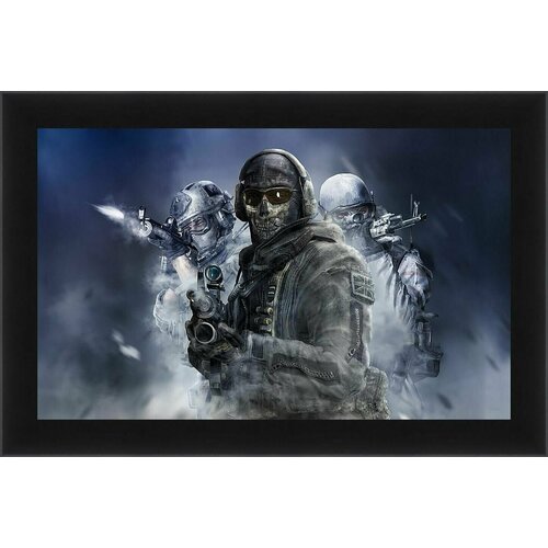 Плакат, постер на холсте Call Of Duty. Размер 42х60 см