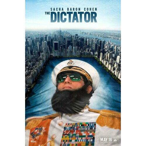 Плакат, постер на холсте The Dictator/Диктатор. Размер 42 х 60 см