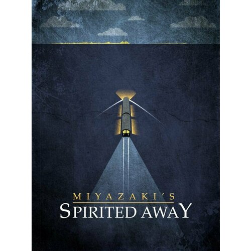 Плакат, постер на холсте Spirited Away, Унесенные призраками. Размер 21 х 30 см