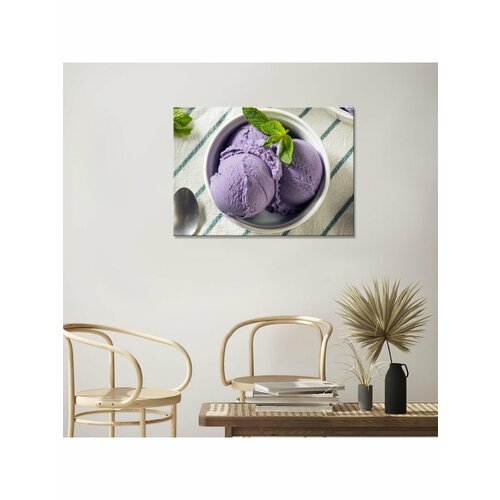 Картина на холсте с подрамником мороженое 5 30х40