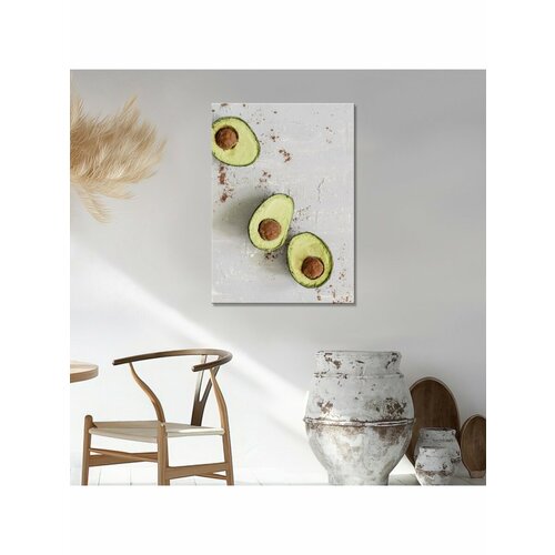 Картина на холсте с подрамником Сладкий авокадо 40х60