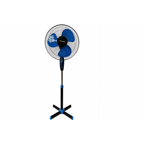 Напольный вентилятор Bonaffini ELF-0009 диаметр 40 см, 40 Вт, цвет черный/синий