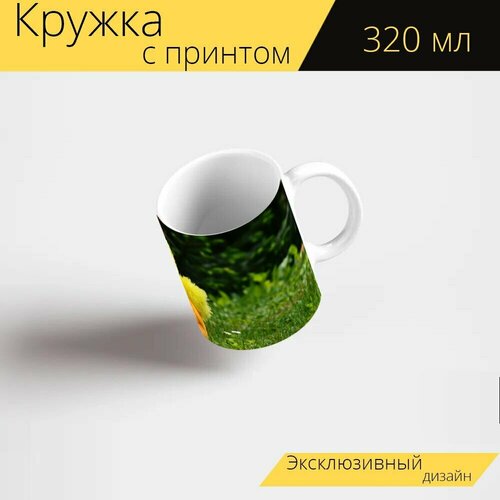 Кружка с рисунком, принтом "Утка, веселье, чучело" 320 мл.