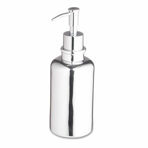 Дозатор для жидкого мыла Apothecario 7х7х20 см, стекло с гальваническим покрытием, Kassatex, США, AAC-LD