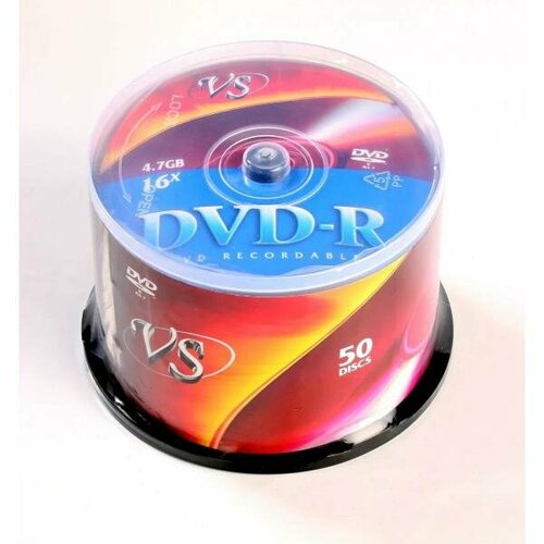 Диски DVD-R LG 16x 4.7Gb CakeBox 50шт VSDVDRCB5001/62036