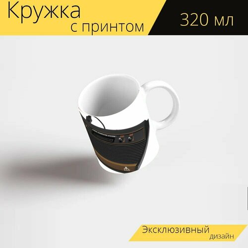 Кружка с рисунком, принтом "Видео игры консоль, видео игры, играть" 320 мл.