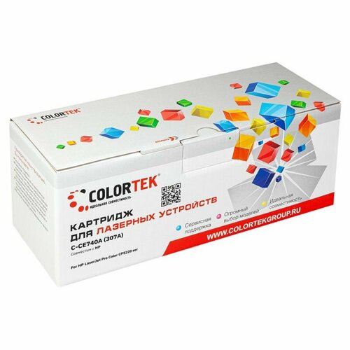 Картридж Colortek HP CE740A (307A) Черный