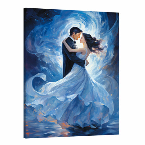 Интерьерная картина 50х70 "Танец вечных чувств"