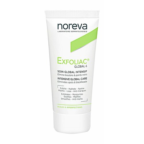 Интенсивный крем для лица Noreva Exfoliac Global 6 Intensive Global Care