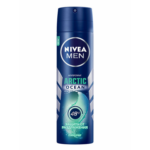 NIVEA Антиперспирант спрей Men Arctic Ocean, 150 мл, 130 г