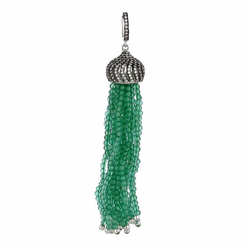 Подвеска ELEMENT47, серебро, 925 проба, агат