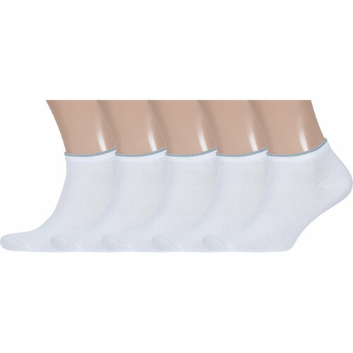 Носки LorenzLine, 5 пар, размер 25, белый