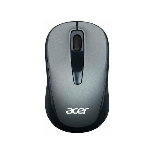 Мышь беспроводная Acer OMR134 серый оптическая (1000dpi) беспроводная USB для ноутбука (3but)