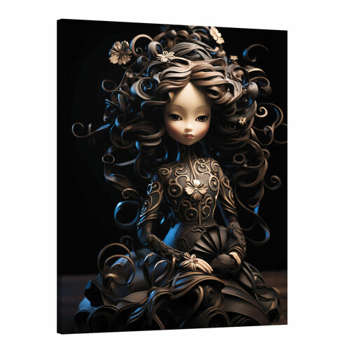 Интерьерная картина 50х70 "Магическая кукла"