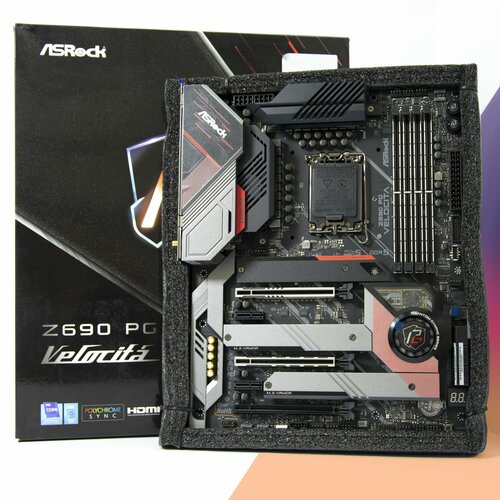 Материнская плата ASRock Z690 Phantom Gaming Velocita LGA1700 DDR5 M.2 Wi-Fi + BT ATX