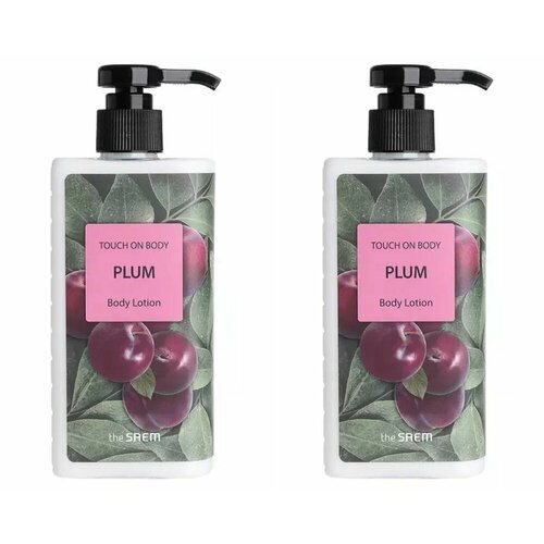 THE SAEM Лосьон для тела TOUCH ON BODY Plum Body Lotion, 300 мл, 2 шт