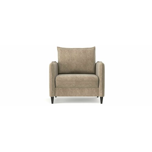 Кресло-кровать раскладное PUSHE Фьорд Smart 70, велюр, коричневый Milano 4 caramel