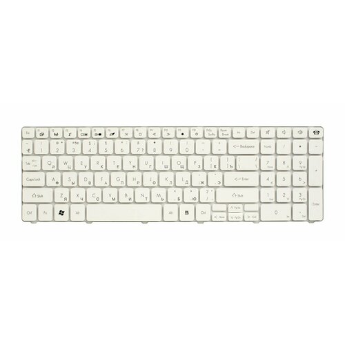Клавиатура для ноутбука Packard Bell EasyNote TK87 белая