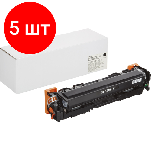 Комплект 5 штук, Картридж лазерный Retech CF540A чер. для HP CLJ M254dn/M280nw/M281fdn