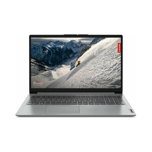 Ноутбук Lenovo IdeaPad 1 15AMN7 82VG00LSUE, 15.6", 2023, TN, AMD Ryzen 3 7320U 2.4ГГц, 4-ядерный, 8ГБ LPDDR5, 256ГБ SSD, AMD Radeon 610M, без операционной системы, серый