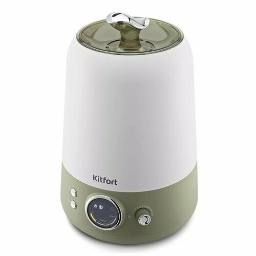 Kitfort Увлажнитель воздуха Kitfort КТ-2896, ультразвуковой, 24 Вт, 3.5 л, 30 м2, бело-зелёный