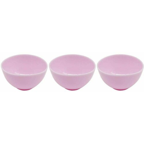 Anskin Косметическая чаша Rubber Bowl Small Pink, 300 мл, 3 шт